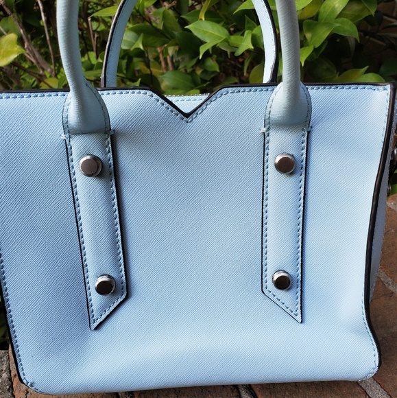 Botkier | Bags | Light Blue Botkier Leather Handbag | Poshmark